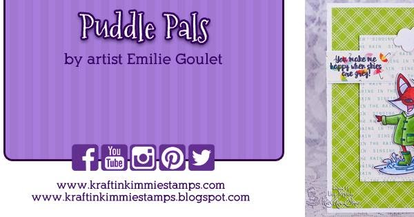 Deborah's shining cards: Puddle Pals