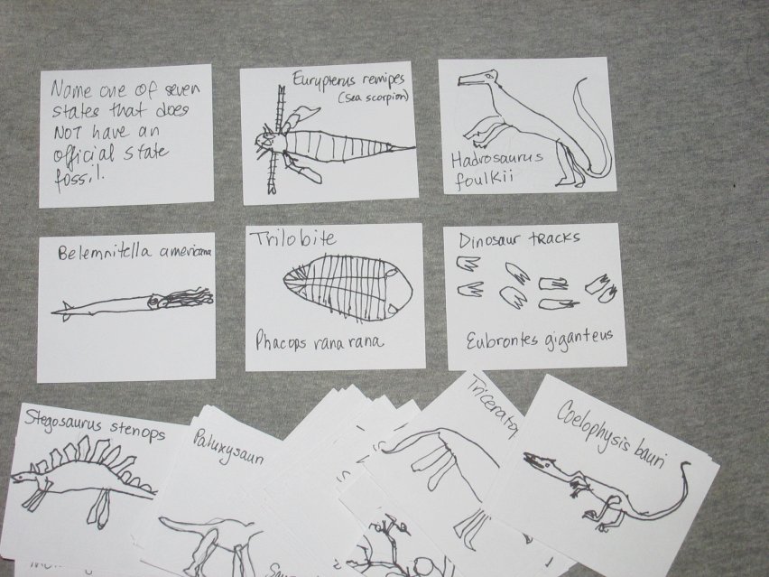 Homeschooling on Hudson: Geo Bee Prep Project: State Fossils