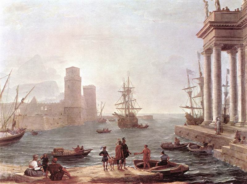 Claude Lorrain (Claudio de Lorena), obras, pinturas, cuadros