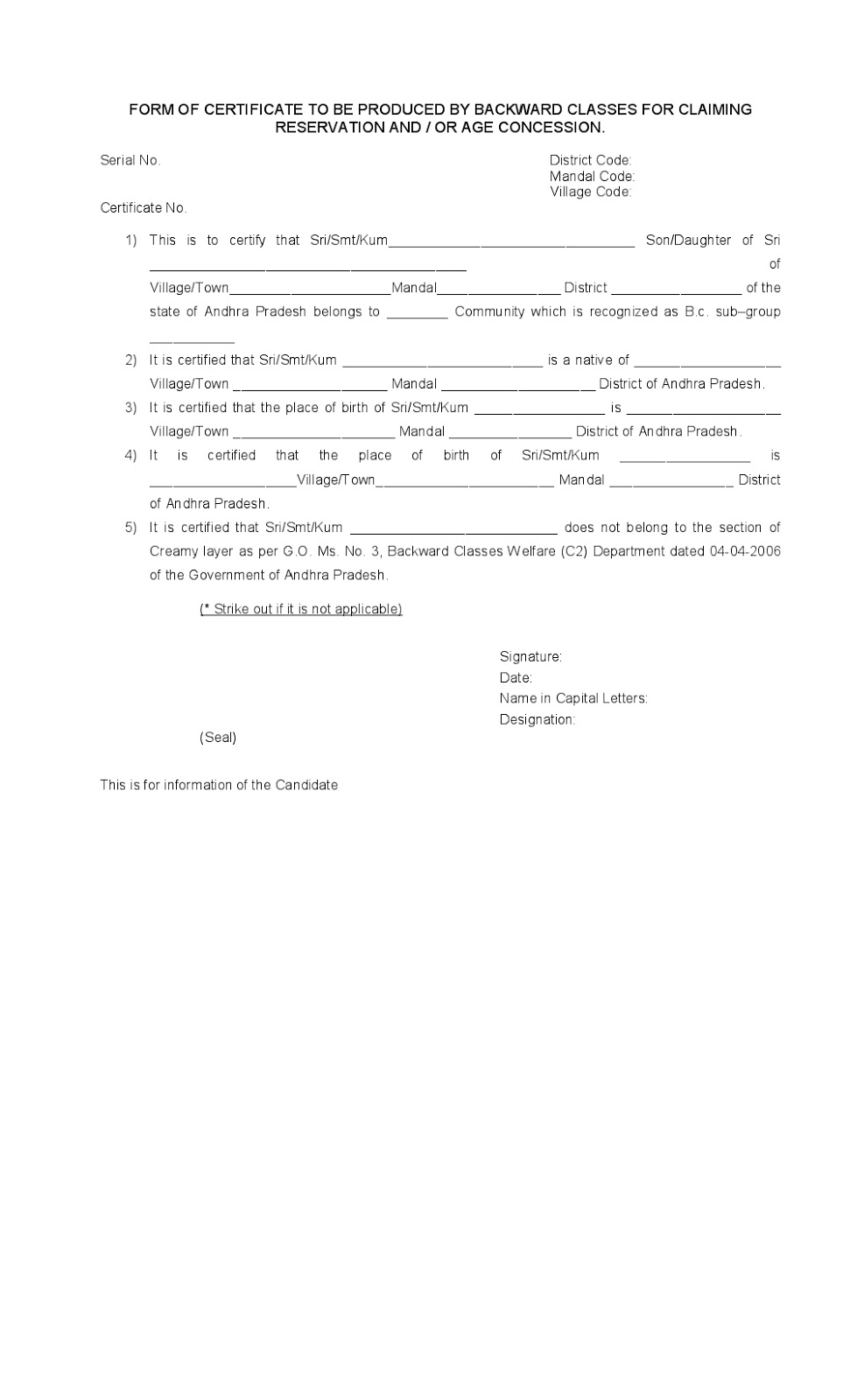 Welcome to AndhraPradesh Model Schools: Forms&Certificates