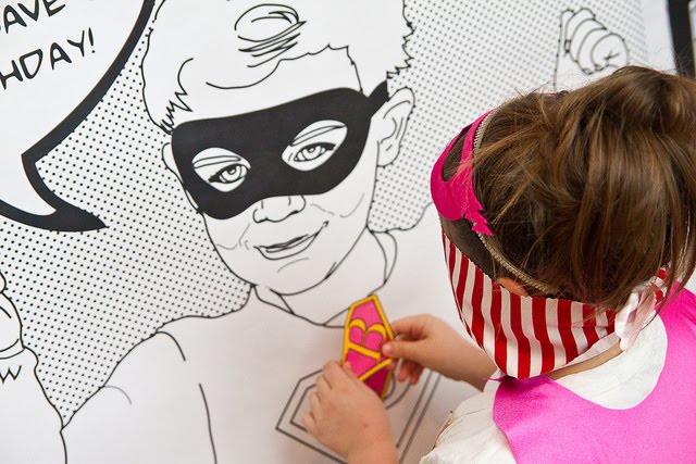 PART THREE (of 3) - Super P Turns 3! A Vintage Pop Art Super Hero Party ...