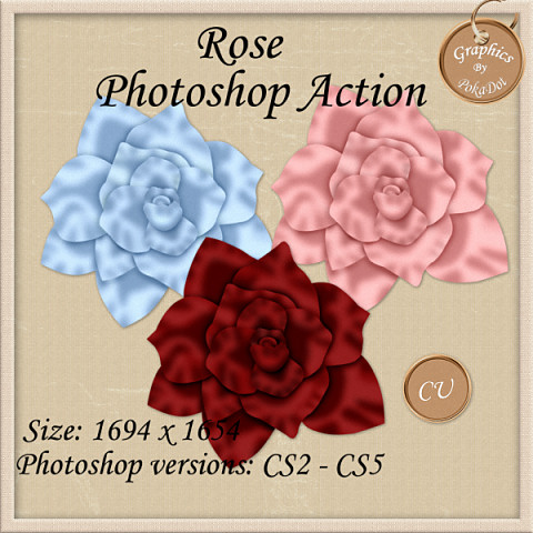 Photoshop Actions: Rose Photoshop Action