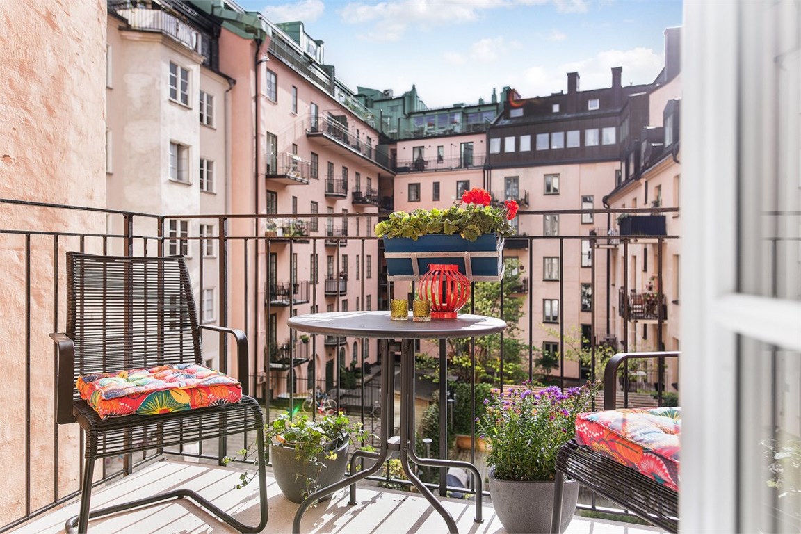ESTILO RUSTICO: Balcones Rusticos Escandinavos