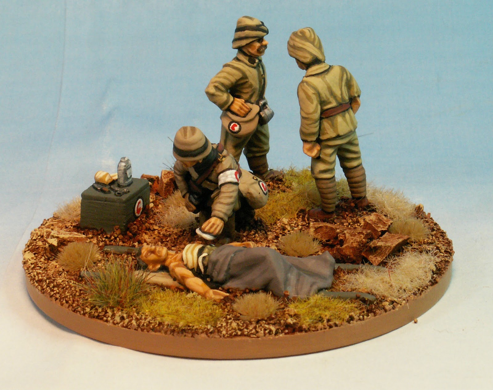 Over Open Sights: WW1 Ottoman Medical Aid Station. WW1 Camel Ambulance 2.