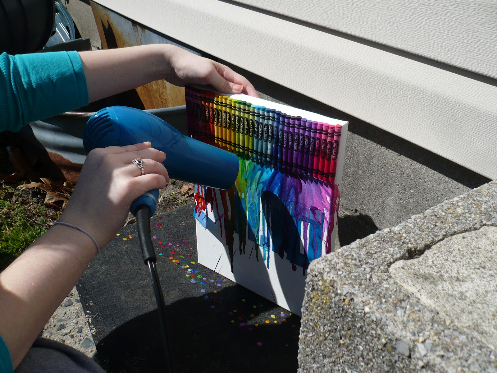 Craft a Weekend: Crayon Art and Wrap Bracelet