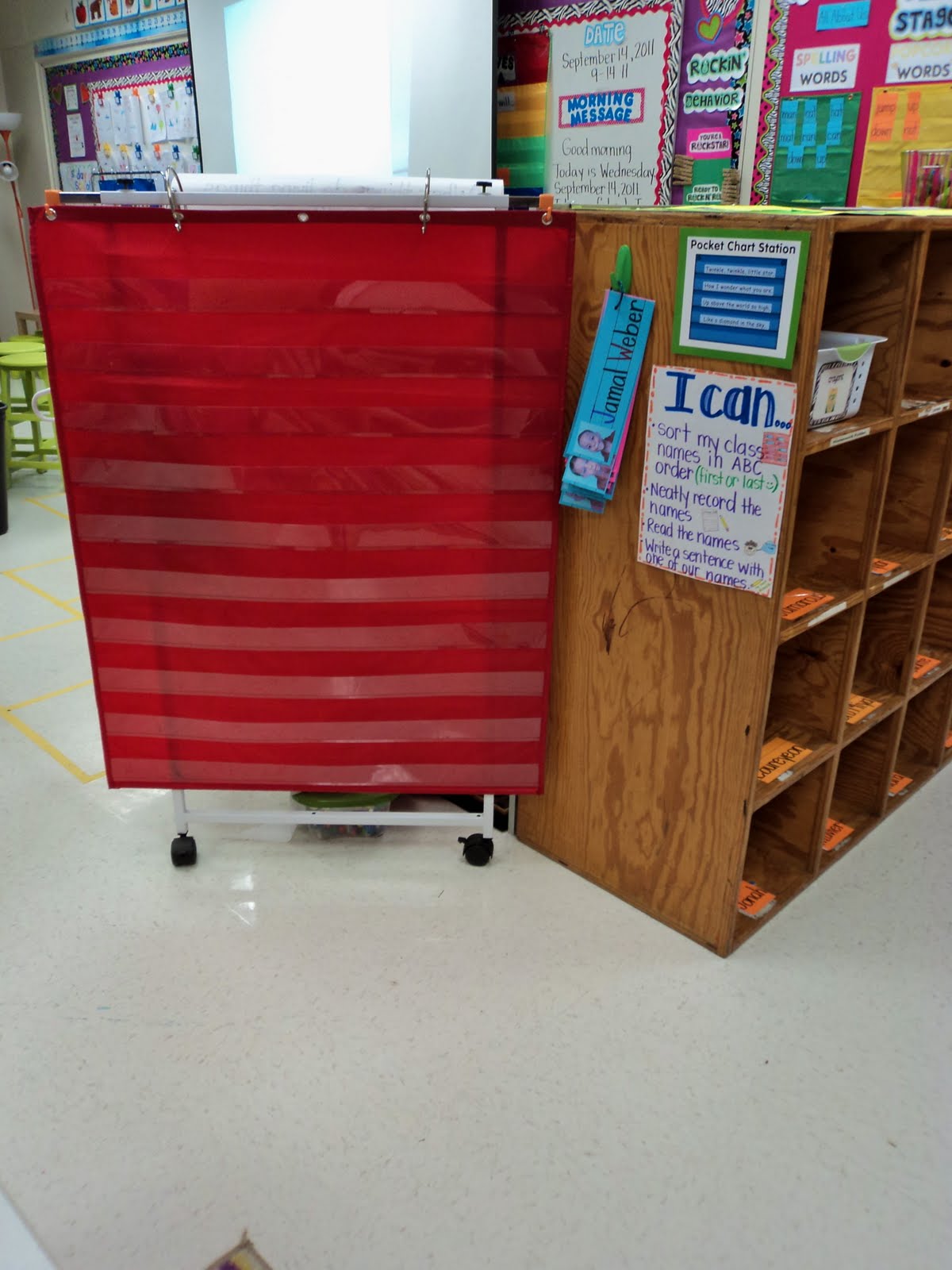 First Grade Fresh: More Work Station Pictures...