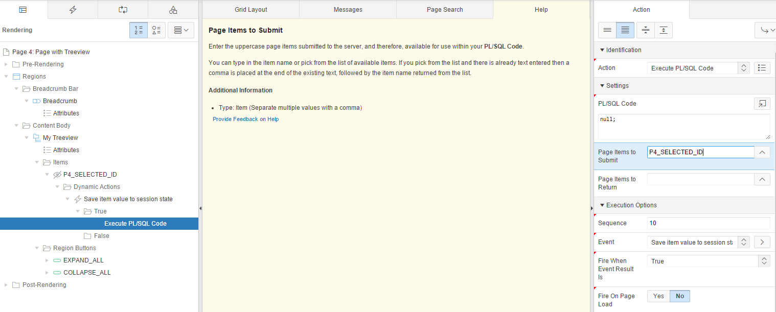 ORA-00001: Unique constraint violated: Working with the Apex 5 treeview