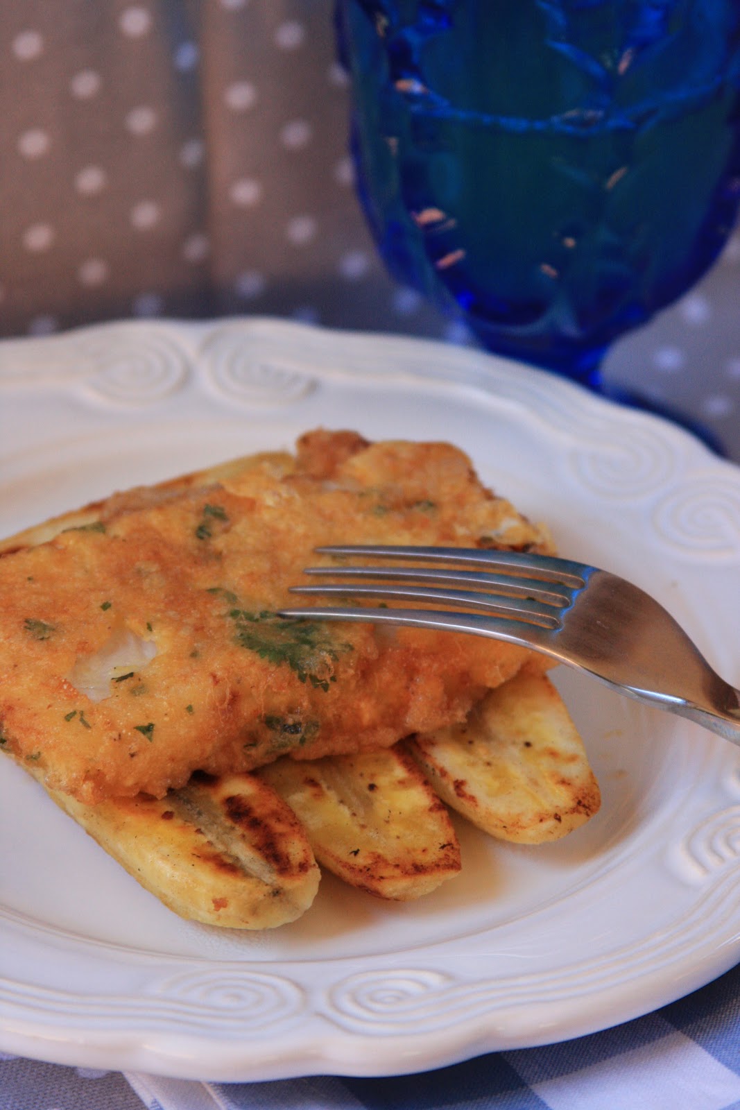Cravo e Canela: Filetes de Linguado com Banana Frita