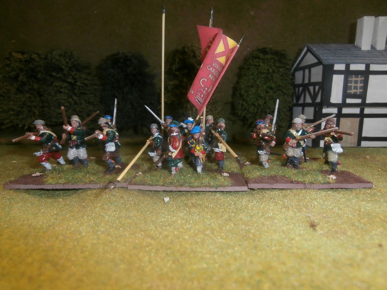 Cirencester wargames: Montrose Irish brigade - part 1