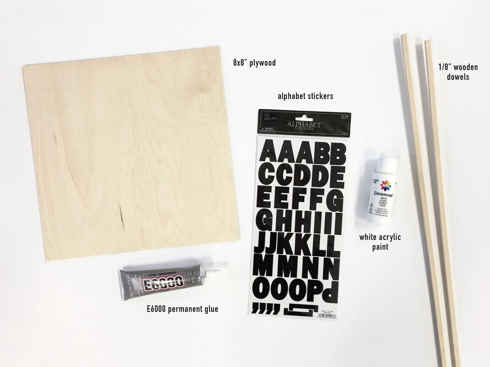 Ray & A: DIY: Plywood Letterboard