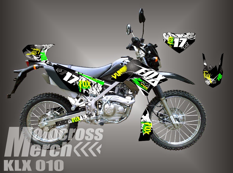STRIPING / DECAL / STIKER MOTOR CUSTOM: decal klx 150 / dtracker 150