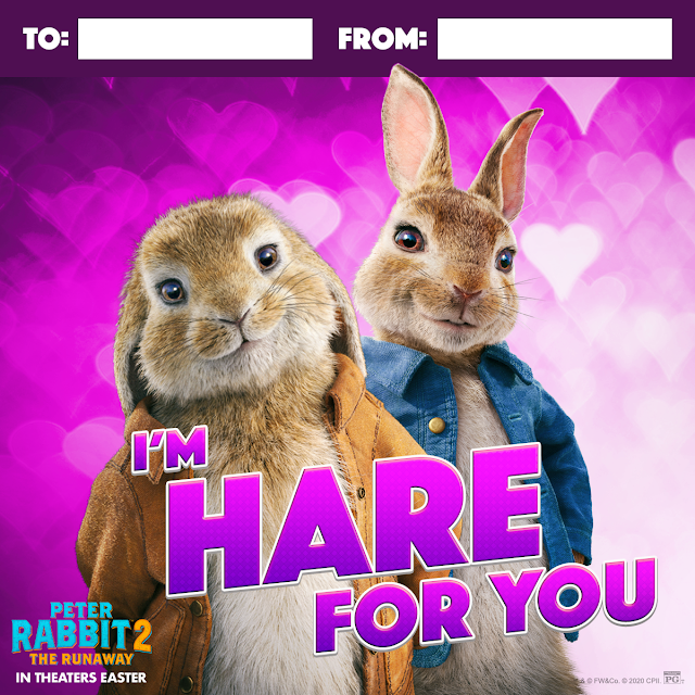 Peter Rabbit 2 Valentines Day Printable Cards - C'est La Vie