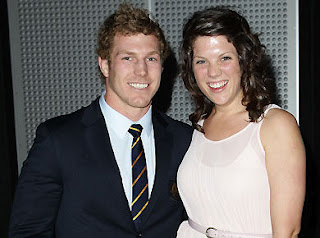 David Pocock with Wife Pics | All Sports Stars