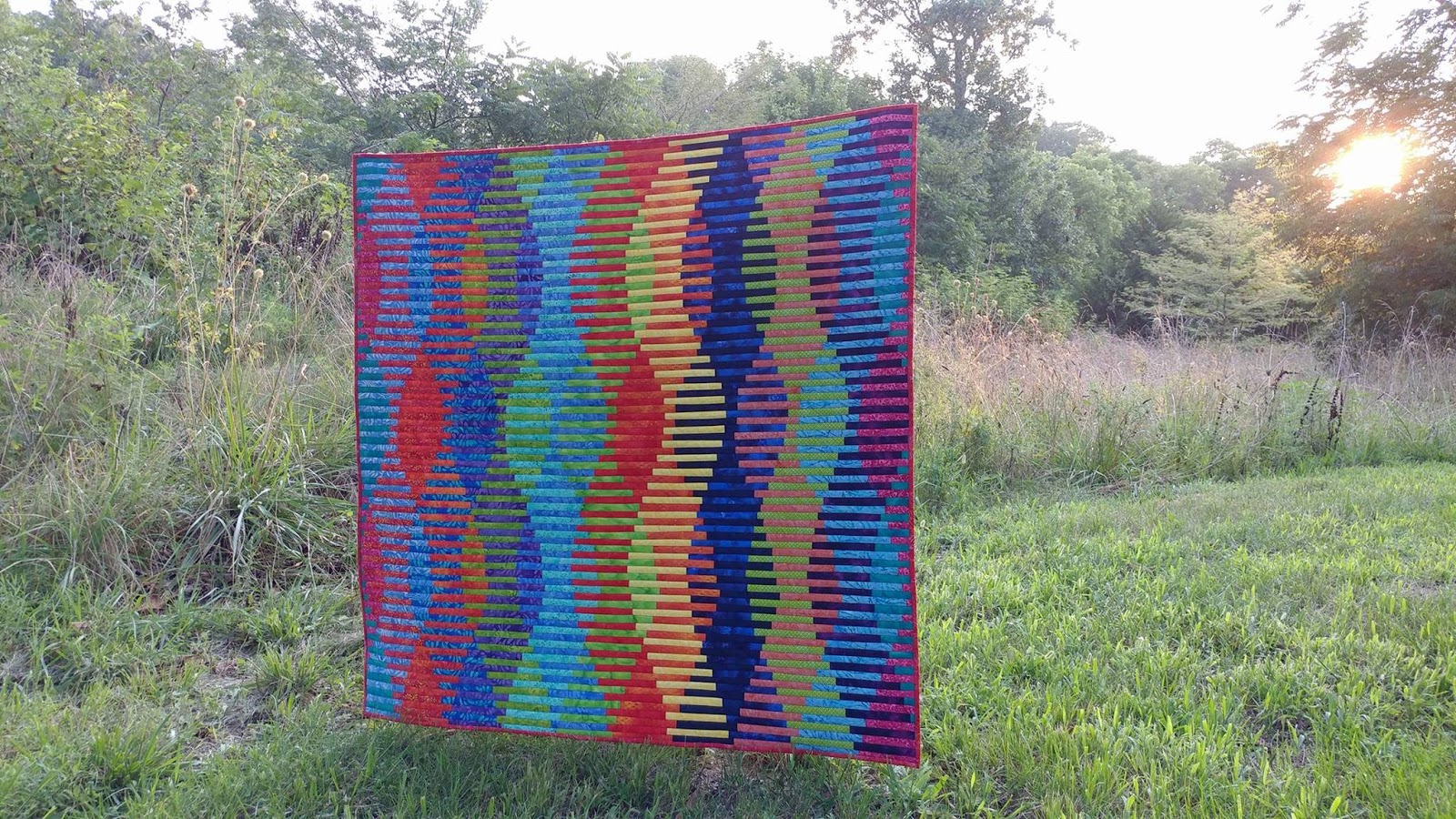 Slice of Pi Quilts: Batiks Go Modern