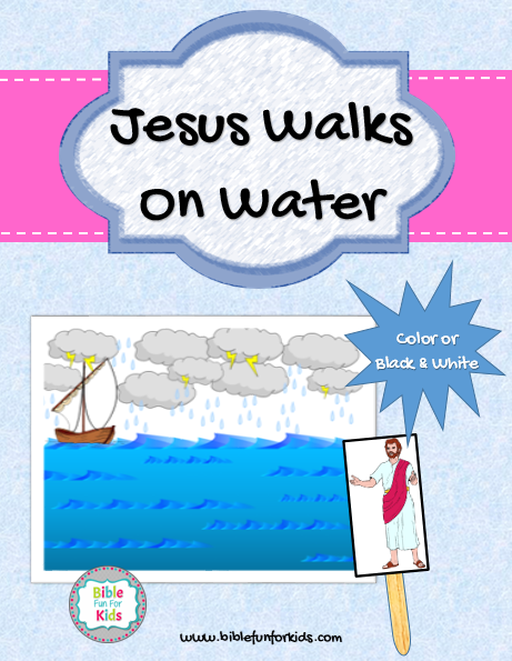 Jesus Walks On Water Craft Ideas