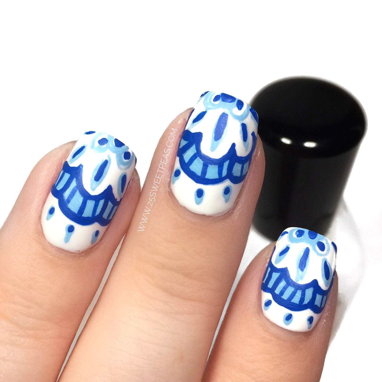 Instagram Designed Moroccan Tile Nails — 25 Sweetpeas
