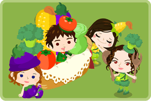 Kawaii♡Twins: VEGETABLE Area