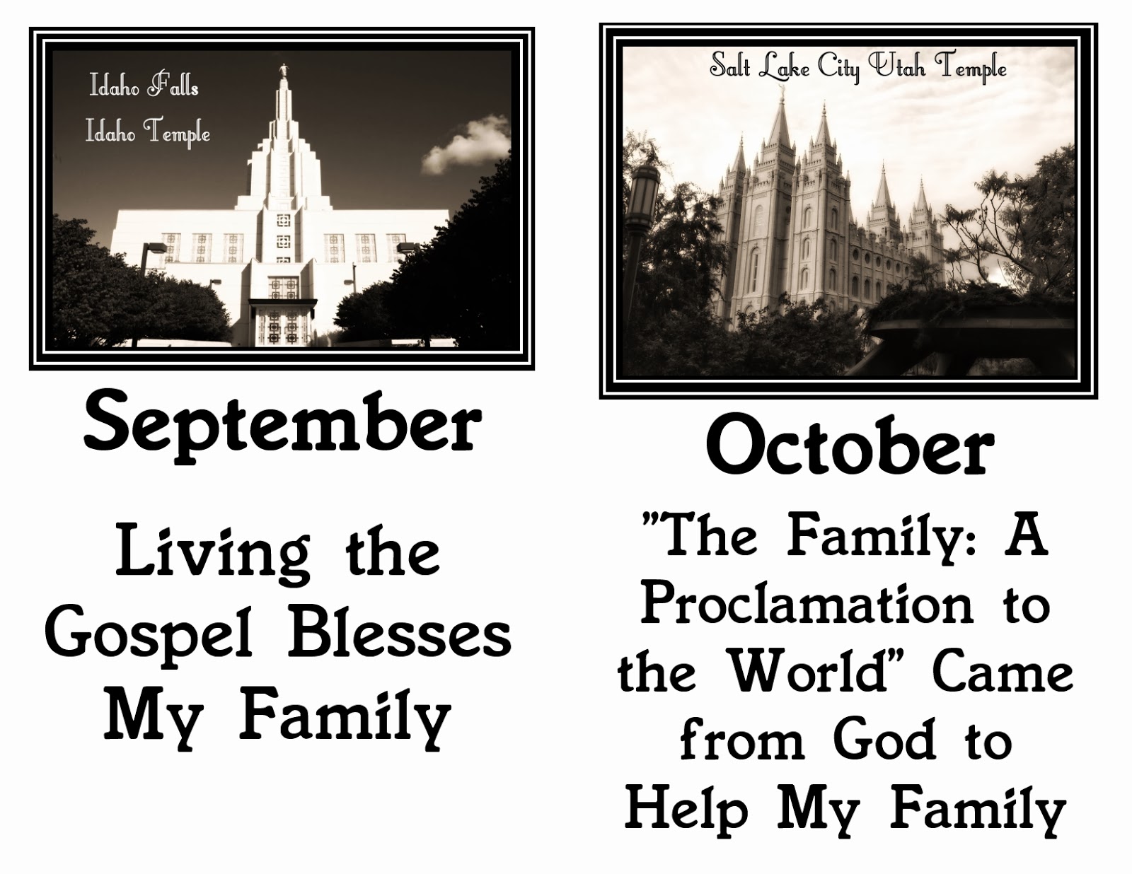 Life's Journey To Perfection: 2014 Primary Theme Families Are Forever ...