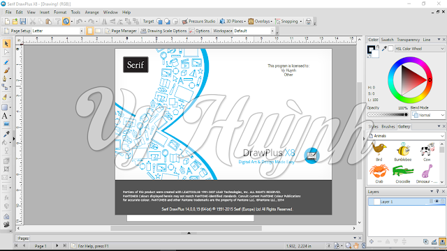Hướng dẫn Cr@ck Serif Drawplus X8 - Vy Huỳnh