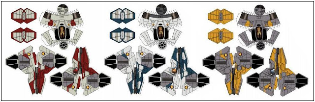 Bibi Leitura : Star Wars Ships Paper craft