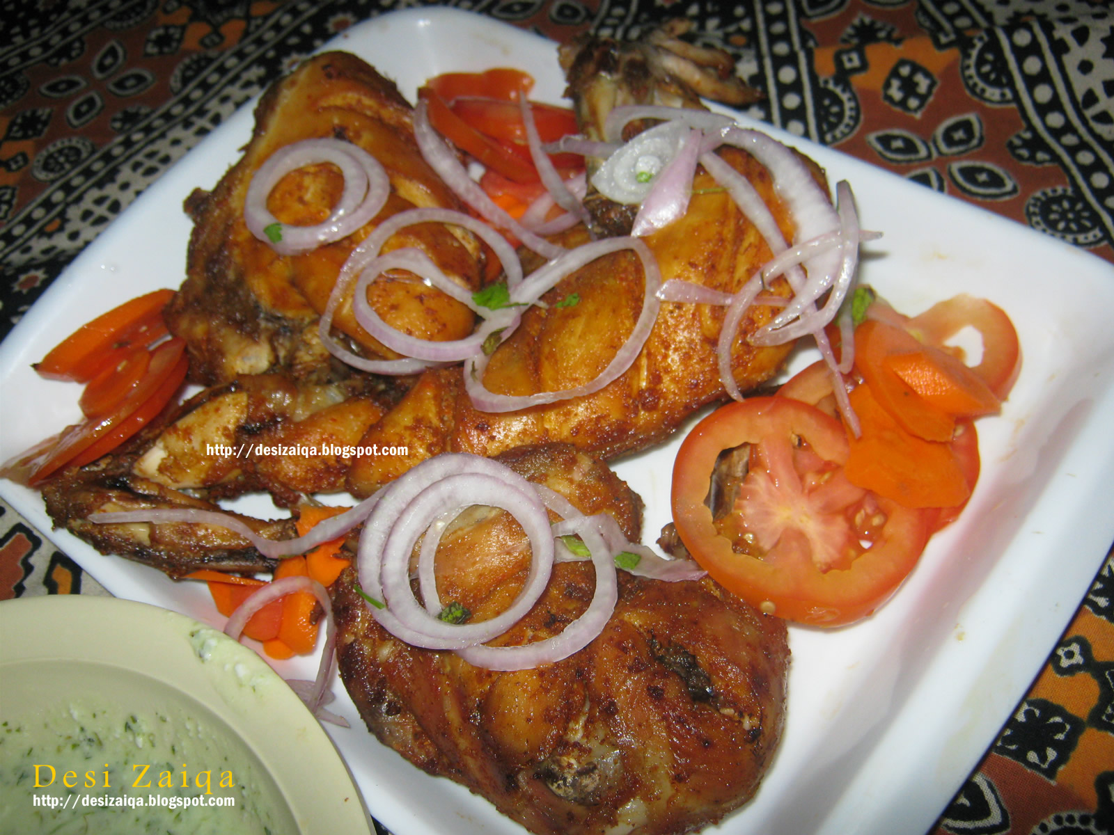 Desi Food & Recipe Blog: Recipe - Chicken Tikka ( BBQ In Your Kitchen ...