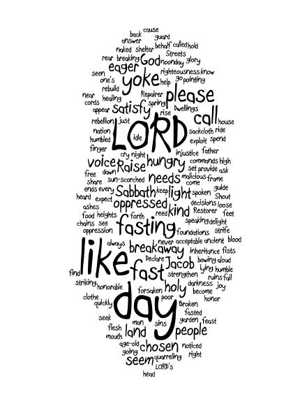 Isaiah 58 His Message My Life