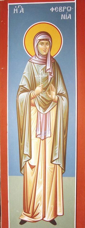 ORTHODOX CHRISTIANITY THEN AND NOW: Holy Martyr Febronia of Nisibis