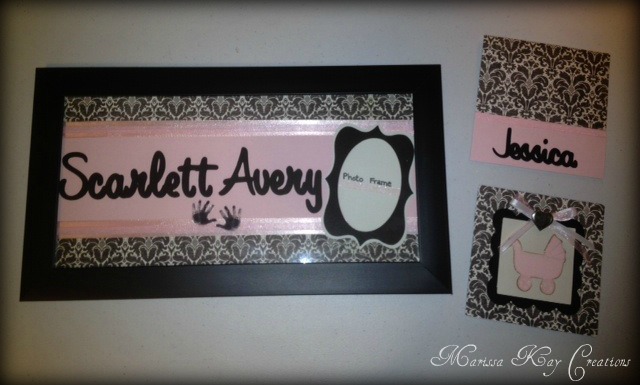 Marissa Kay Creations: Name Frames