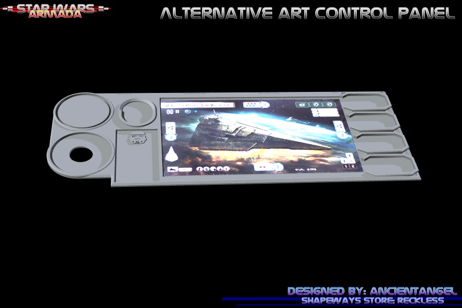 Reckless Terrain & Miniatures: Imperial Alternative Art: Ship Control Panel