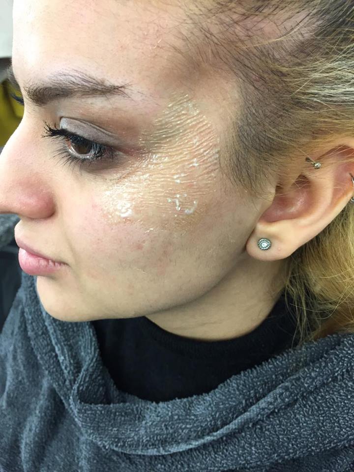 Gothic Horror: Theatrical ageing: creping of the skin on hands and face