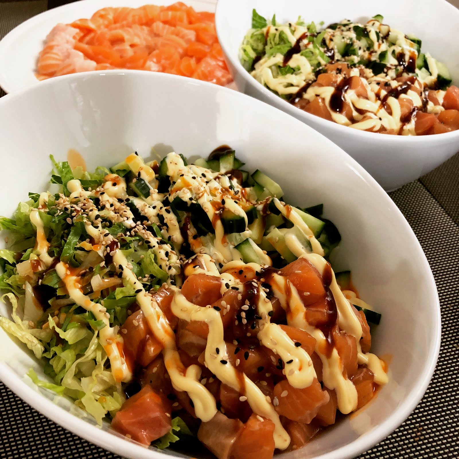 "The eyes eat first."