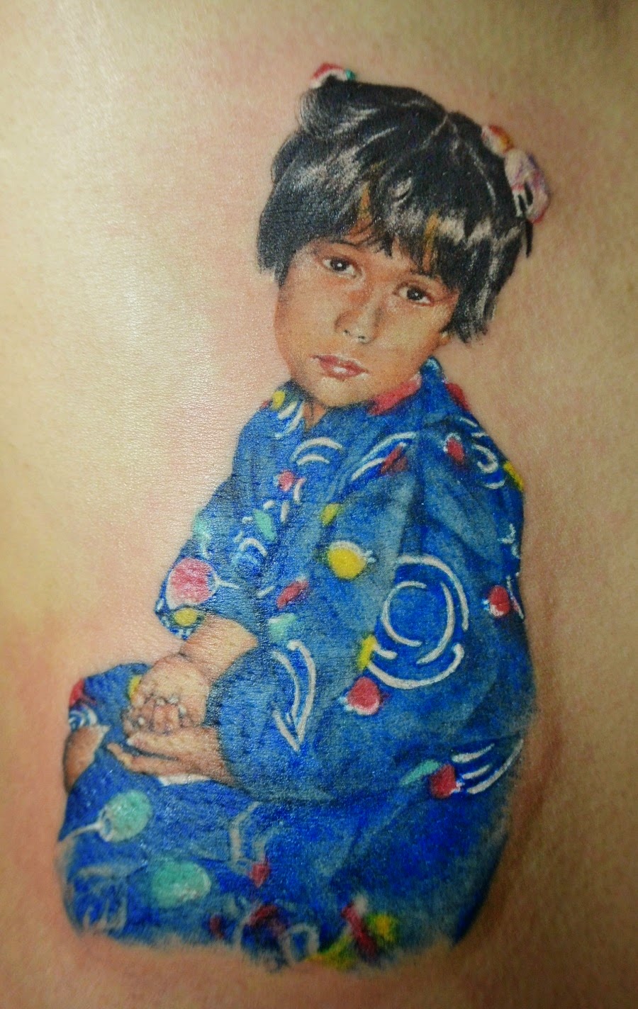 Chunk of MayMay: small portrait tattoo #2