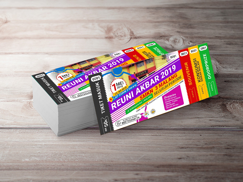 CETAK VOUCHER / TIKET / KUPON / KARCIS | Percetakan di Malang