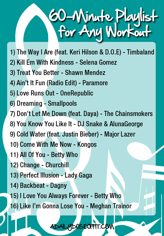 A Daily Dose of Fit: 60-Minute Playlist for Any Workout