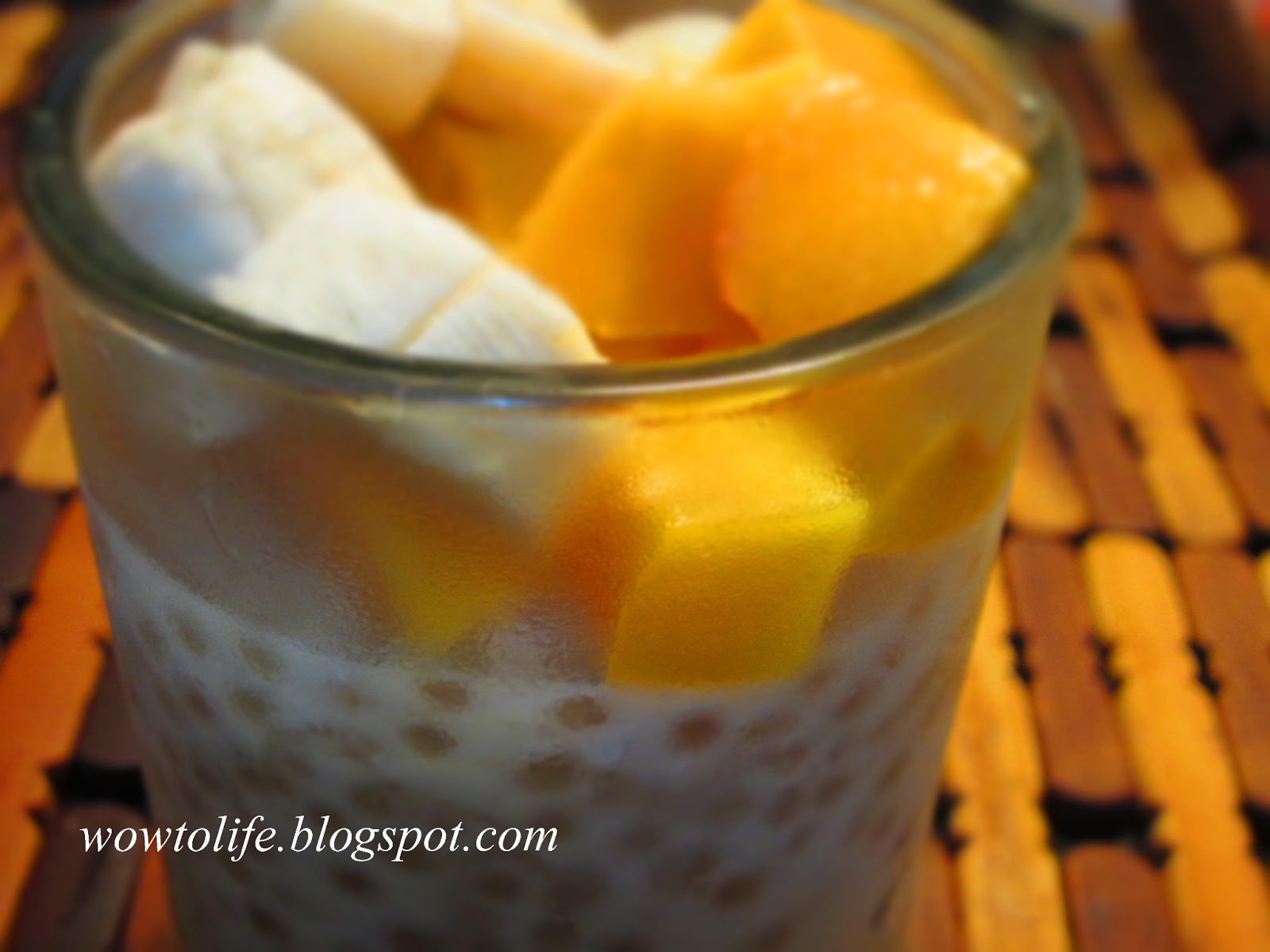 Wow to Life: Tapioca Pudding with fresh fruits