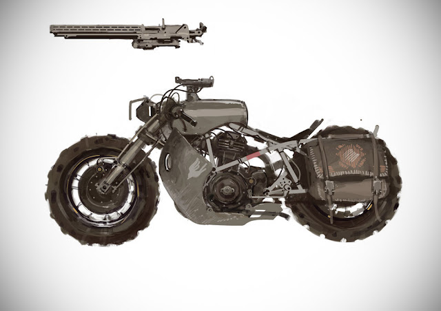 :: free the wheels ::: Puppeteer's Motorcycle Art