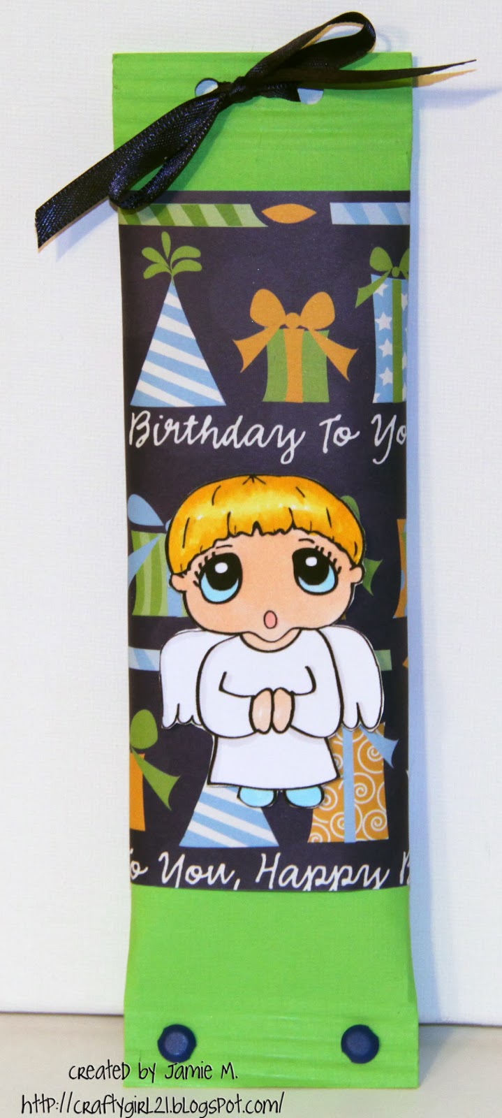 Crafty Girl 21!: IS Candy Bar Wrapper Tutorial