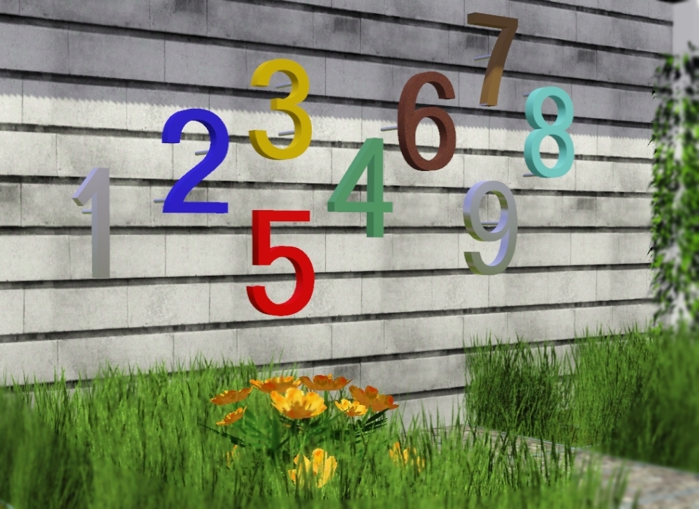 My Sims 3 Blog: House Numbers by MarcusSims91