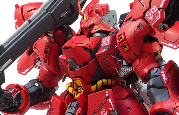 Custom Build: RG 1/144 MSN-04 Sazabi [Detailed]