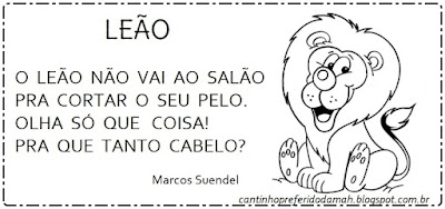 Meu Cantinho Preferido: Textinhos para trabalhar a letra L