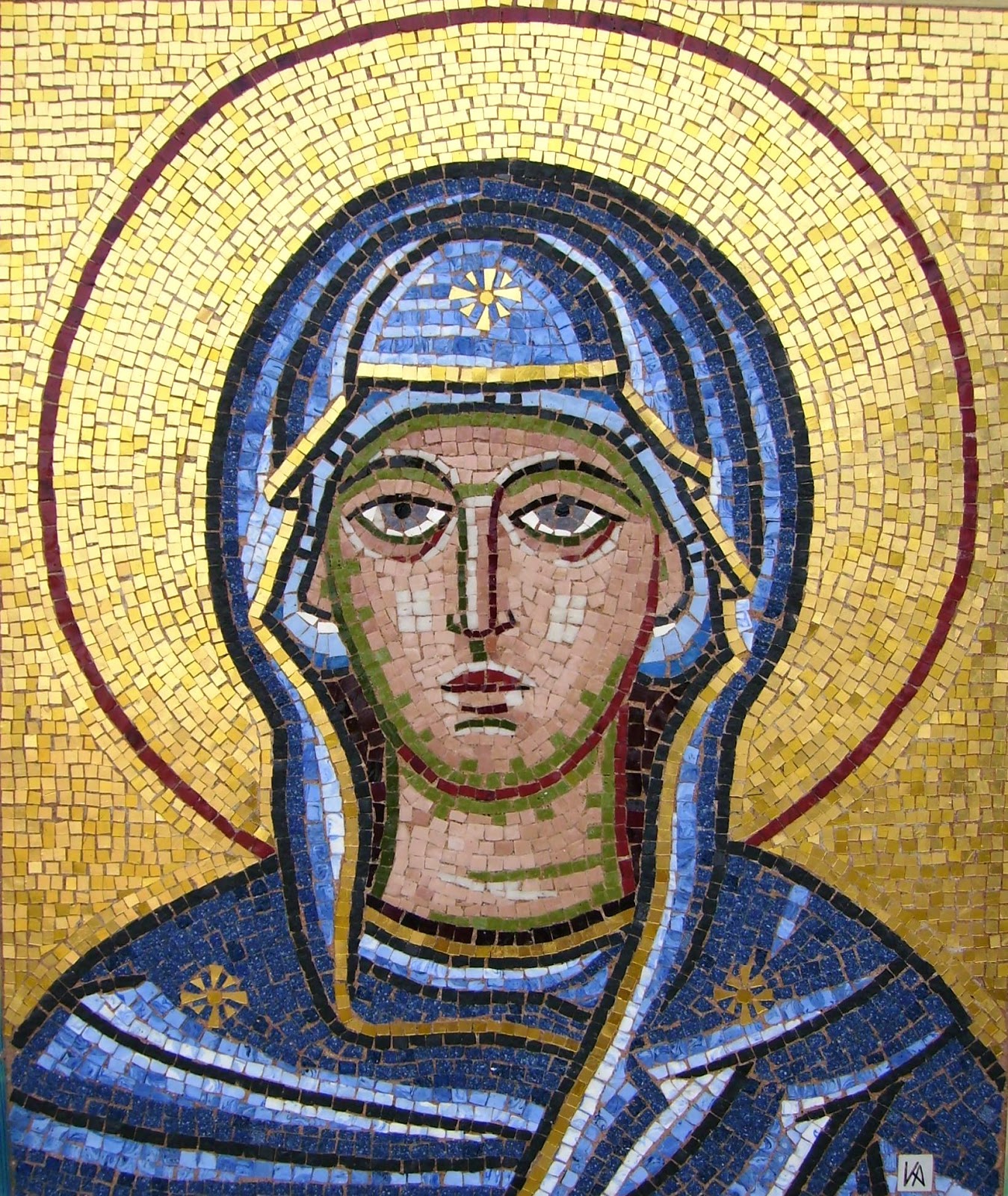 Mosaics24 - Ψηφιδωτά: ΨΗΦΙΔΩΤΑ:ΠΑΝΑΓΙΕΣ