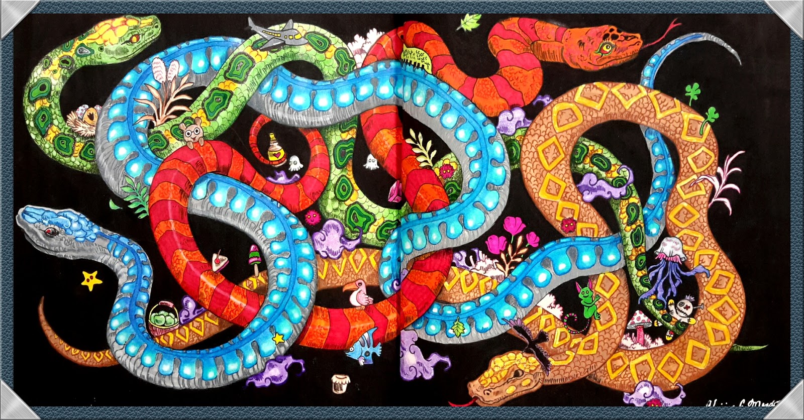 Sweet Kitten Creations : "Animorphia" Adult Coloring Book