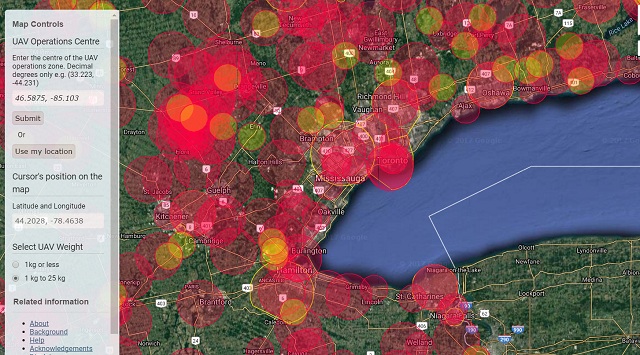 Drones Toronto Canada: Canada No fly zones Drone MAP - Don’t fly drones