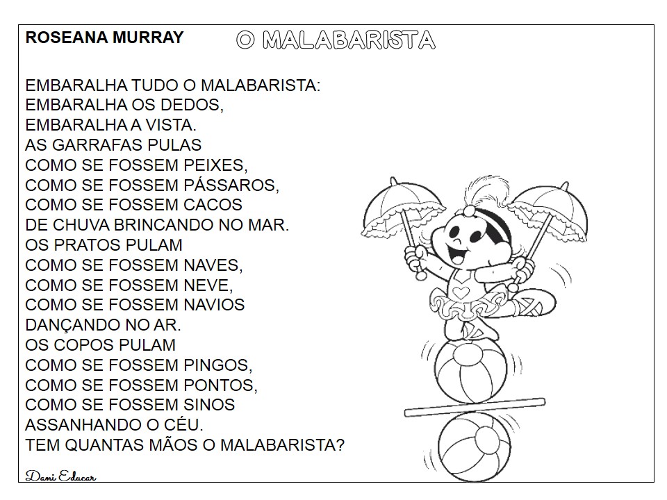 Atividades Com Poemas De Roseana Murray - RETOEDU