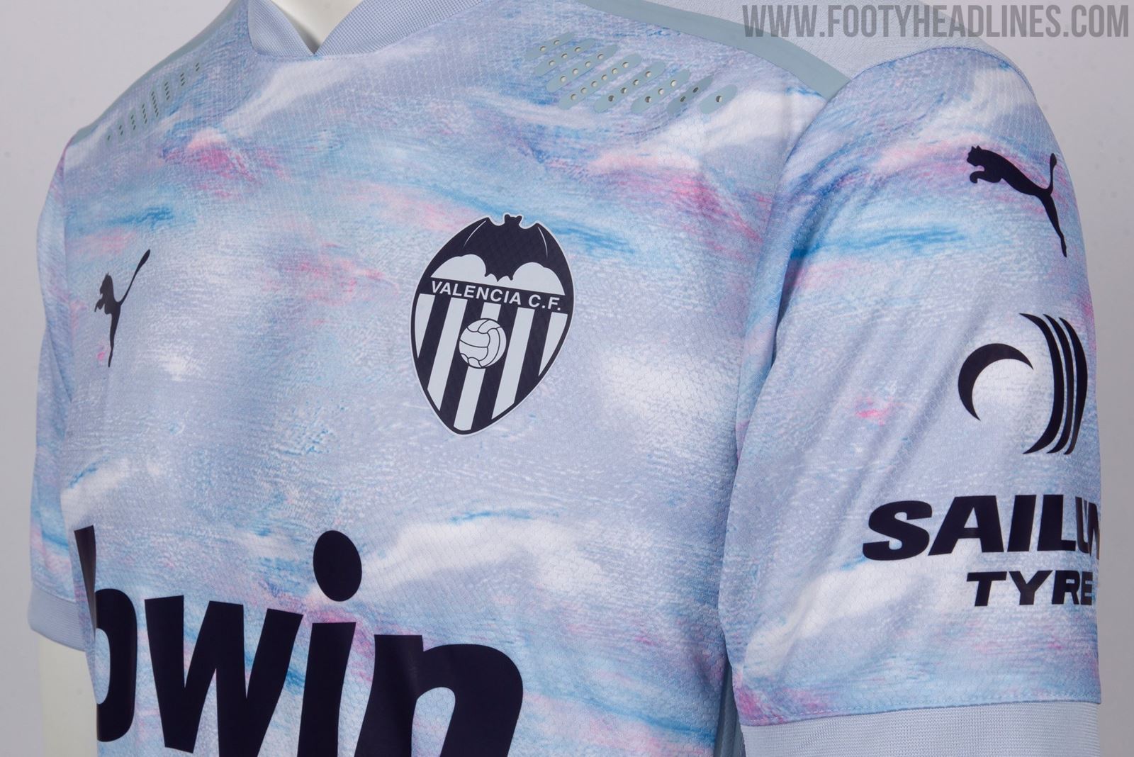 Valencia 20-21 Home, Away & Third Kits Released - Footy Headlines