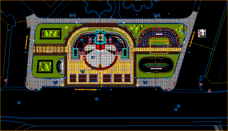 Park Design | DWG File - Architecture World