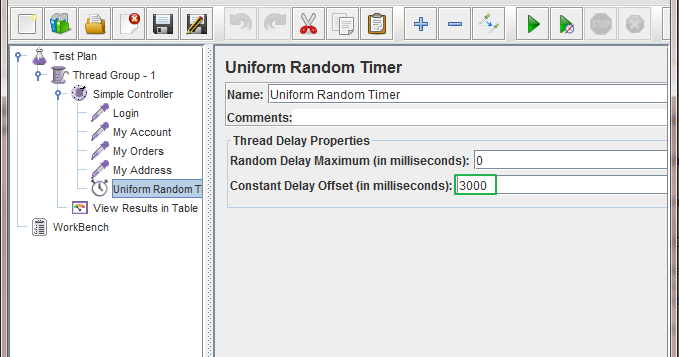 Using Uniform Random Timer As A Constant/Random Timer