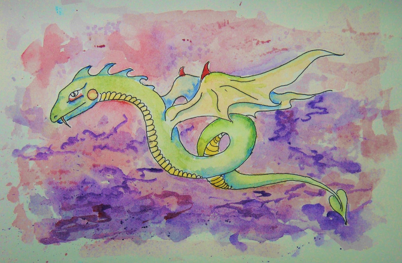 How to Draw Worksheets for The Young Artist: How To Draw A Serpetine Dragon