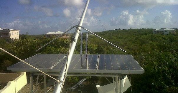 Floating Islands: Lowering Mast with Solar Panels