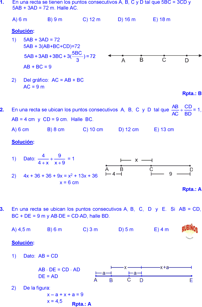 SEGMENTOS EJERCICIOS RESUELTOS PDF